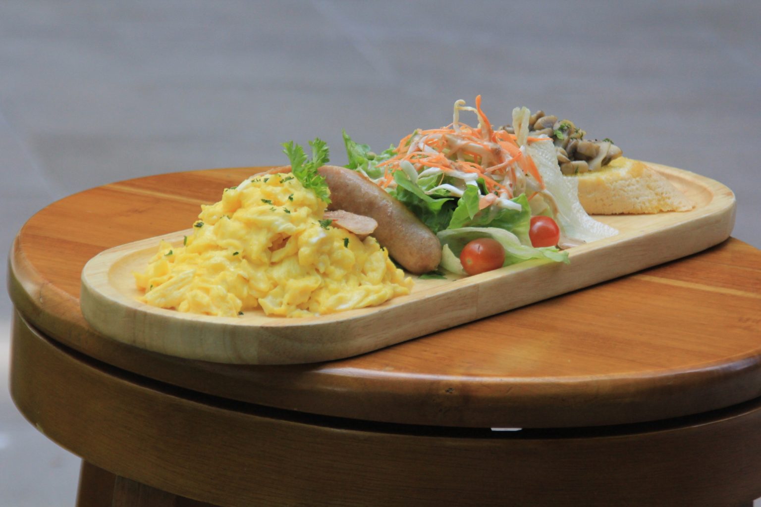 Western Breakfast - Scrambled Eggs with Butter - Heng Hong Tin Kee